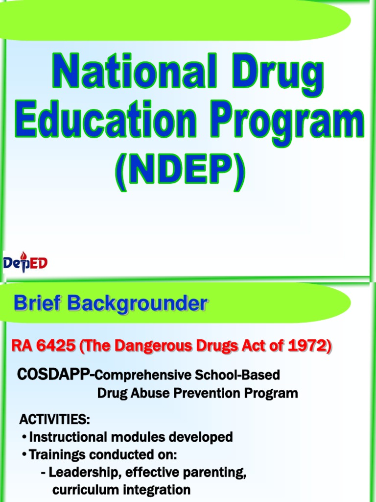 NDEP Presentation-OK Sa DepEd | PDF | Behavior Modification | Change