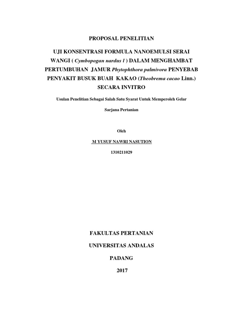 Proposal Terbaru Yusuf 1-3 | PDF | Kesehatan Holistik | Teknologi & Rekayasa