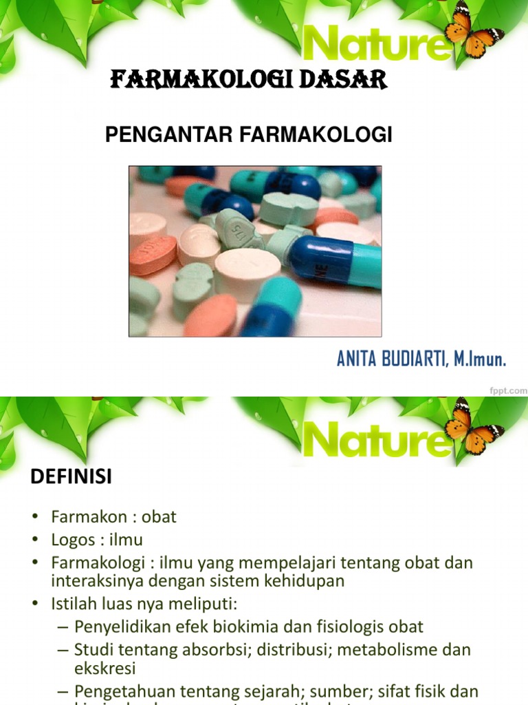 Pengantar Farmakologi Dasar | PDF