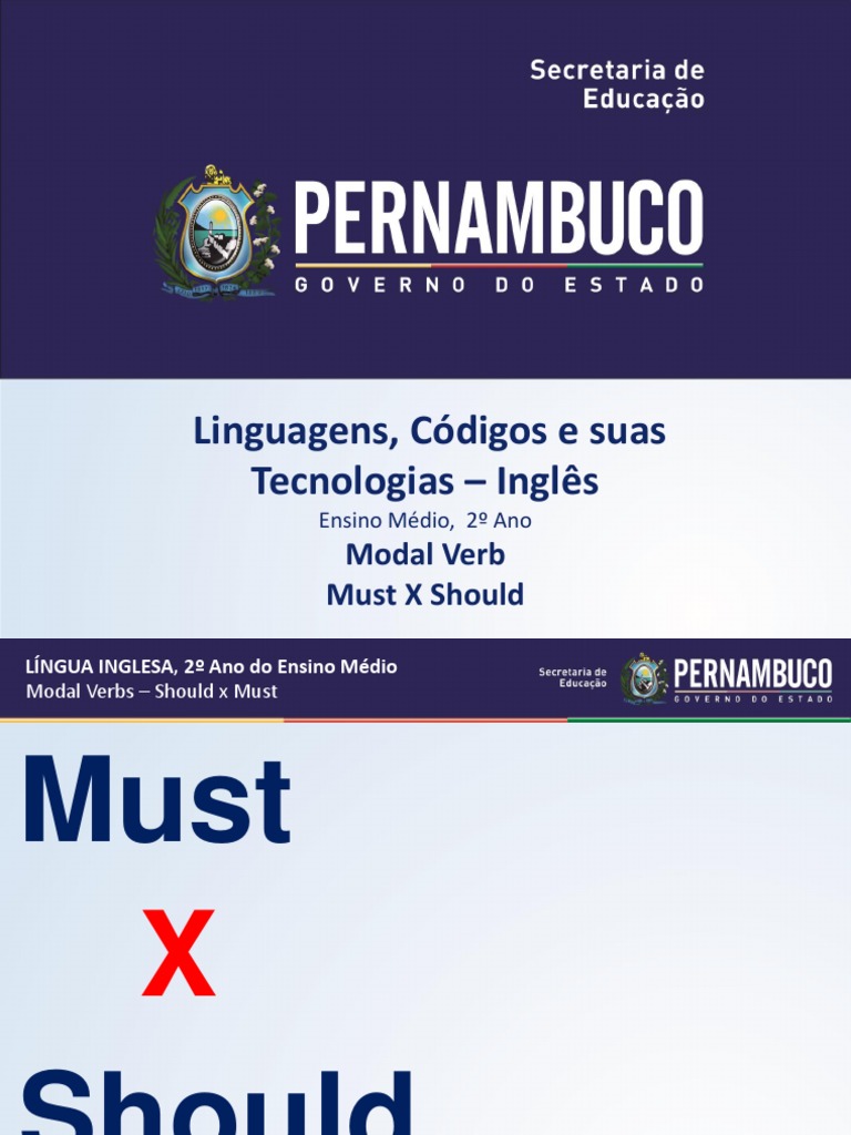Modal Verb Must X Should | PDF | Semantics | Morphology