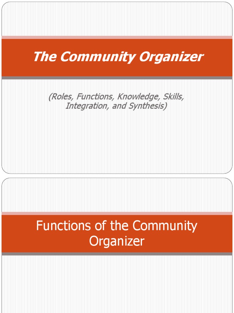 The Community Organizer 101 c19 | PDF | Social Work | Community Organizing