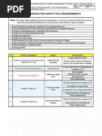 Contractor Safety File Checklist | PDF | Occupational Safety And Health ...