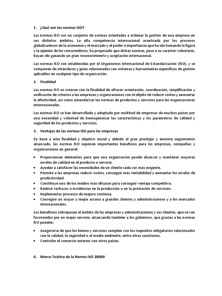 Iso 28000 | PDF | Calidad (comercial) | Software