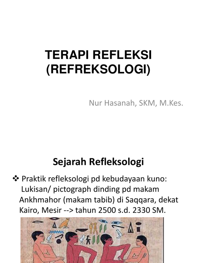 Terapi Refleksi | PDF | Pengembangan Diri | Kesehatan Holistik