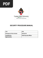 Physical Security Plan Template | PDF | Physical Security | Security