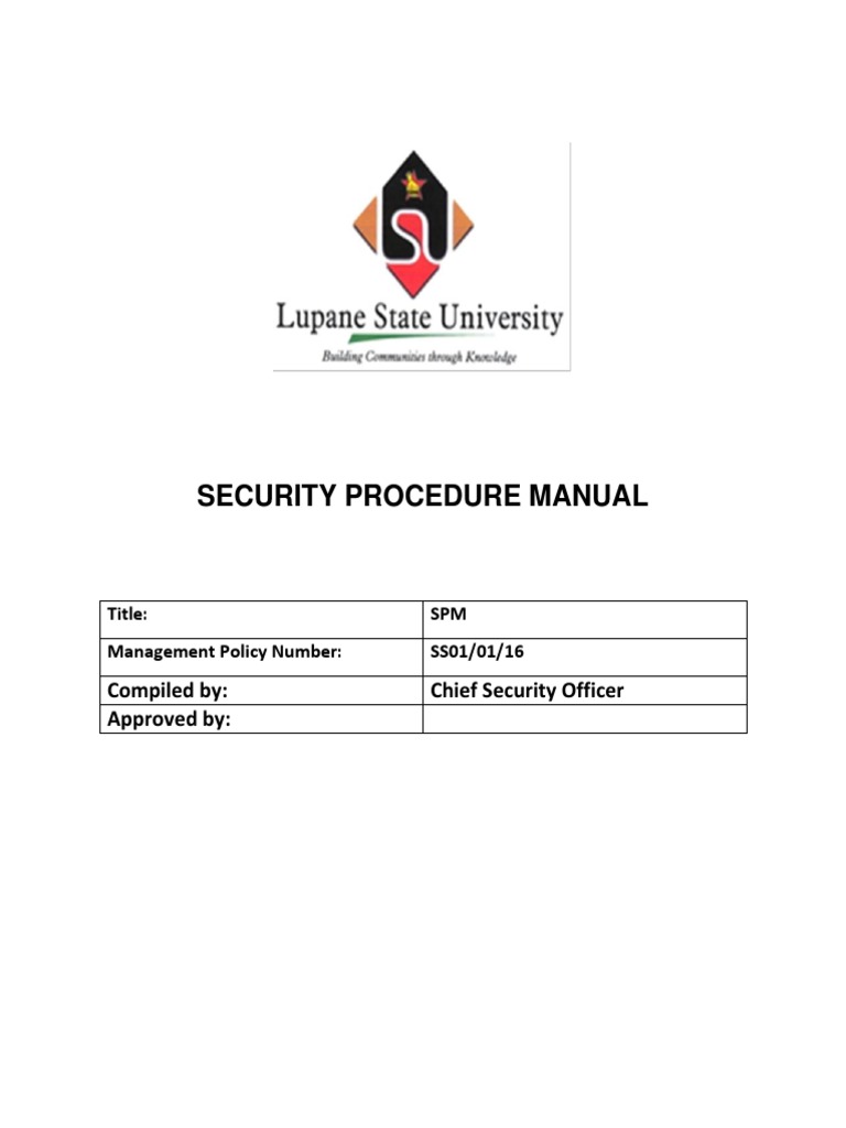 Security Procedures Manual for Guards | PDF | Arrest | Security Guard
