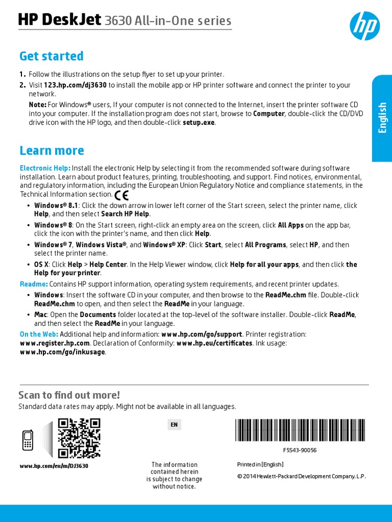 HP Printer | PDF | Wi Fi | Microsoft Windows