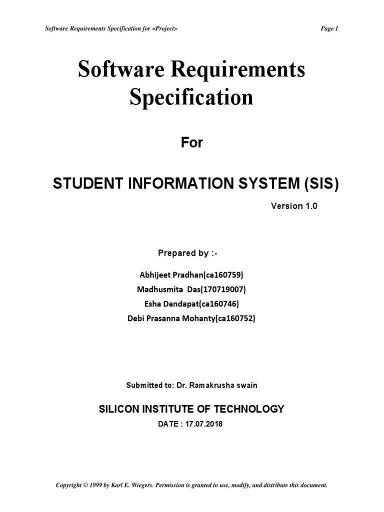 Sis System Ieee | PDF | User (Computing) | Databases