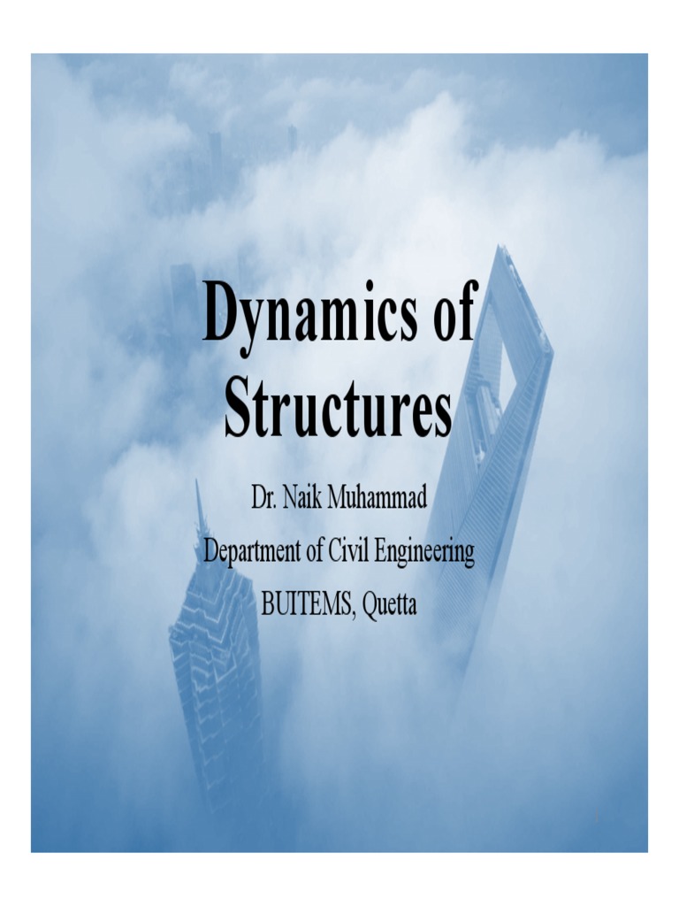 Structural Dynamics and Earthquake Analysis | PDF | Nonlinear System ...