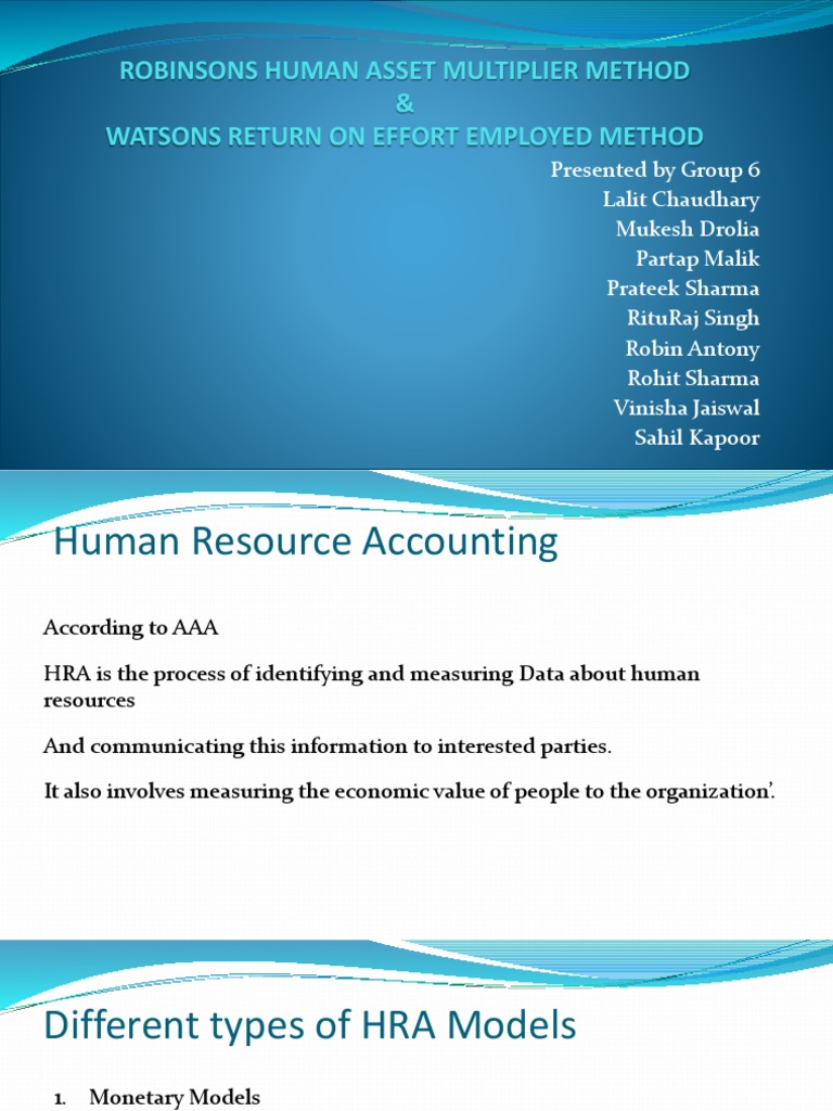 Hra Group | PDF | Valuation (Finance) | Economies