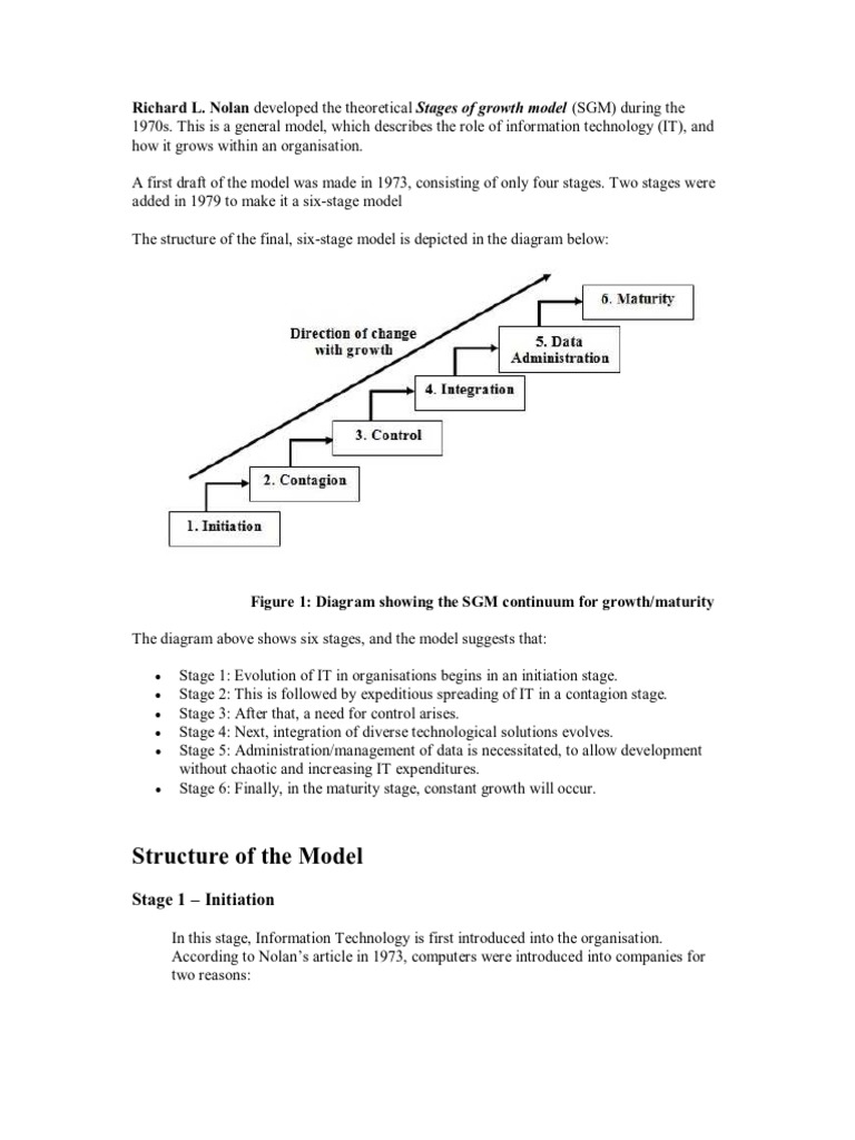 Nolan Stage Model | PDF