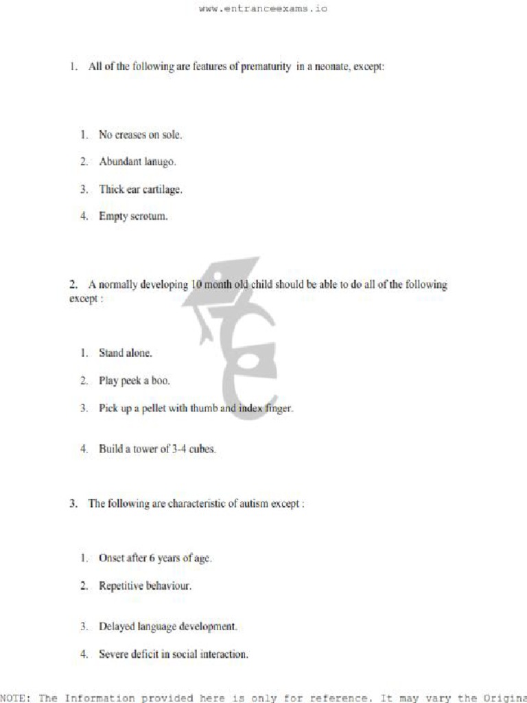 NEET PG Question Papers 2013 PDF | PDF