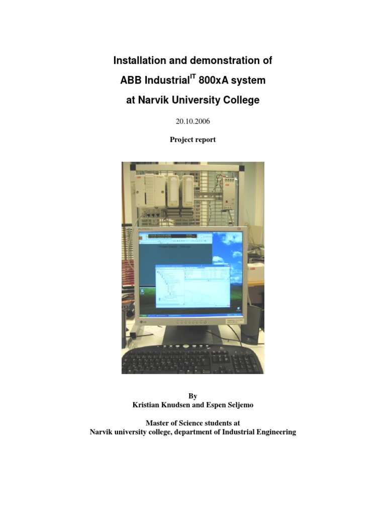 800XA System ABB Industrial | PDF | Computer Network | Internet Protocol Suite