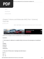 CBSE Class 9 Science Worksheet - Structure of Atom | PDF | Atoms ...