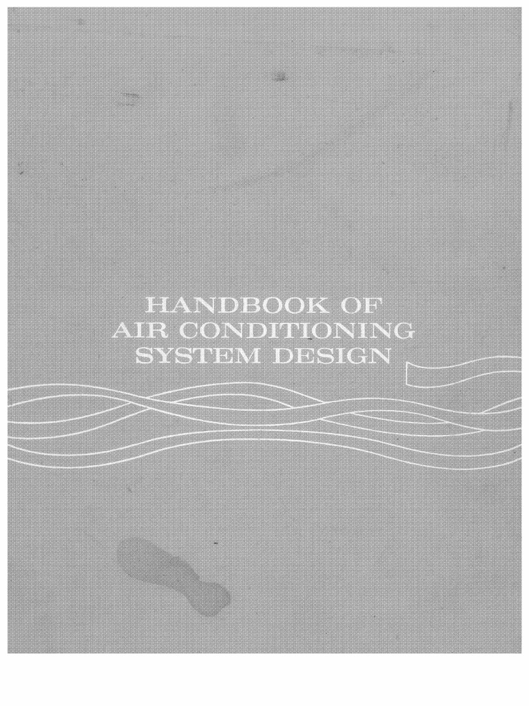 Carrier Handbook HVAC Design | Engineering | Science And Technology