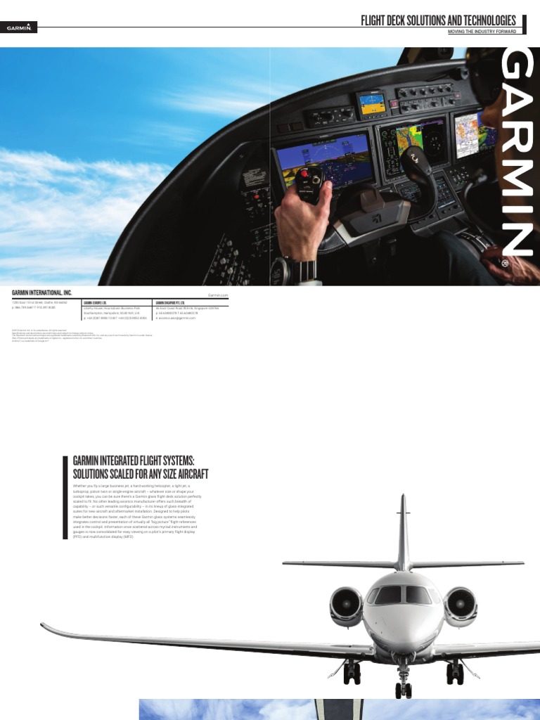 GARMIN Flight Deck - Solutions | PDF | Cockpit | Avionics