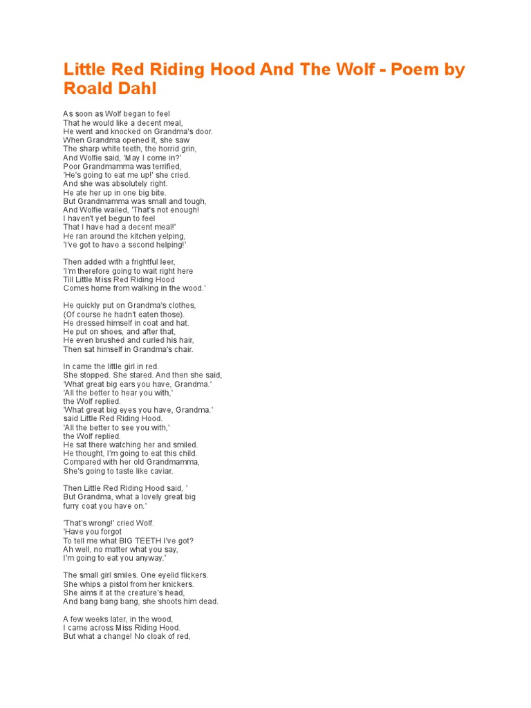 Little Red Riding Hood and the Wolf | Little Red Riding Hood