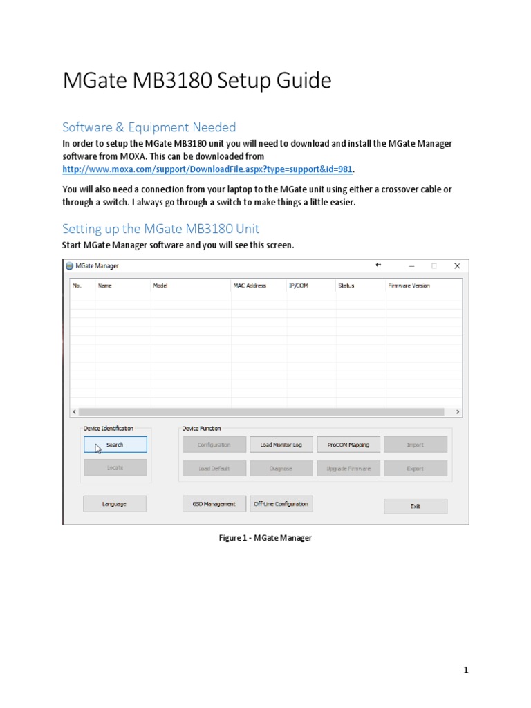 MOXA MGate Manager Setup | PDF | Ip Address | Computer Architecture