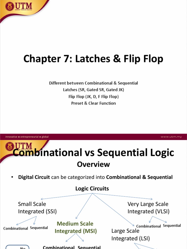 Chapter 7-Latches Flip Flop | PDF | Computer Data | Electricity