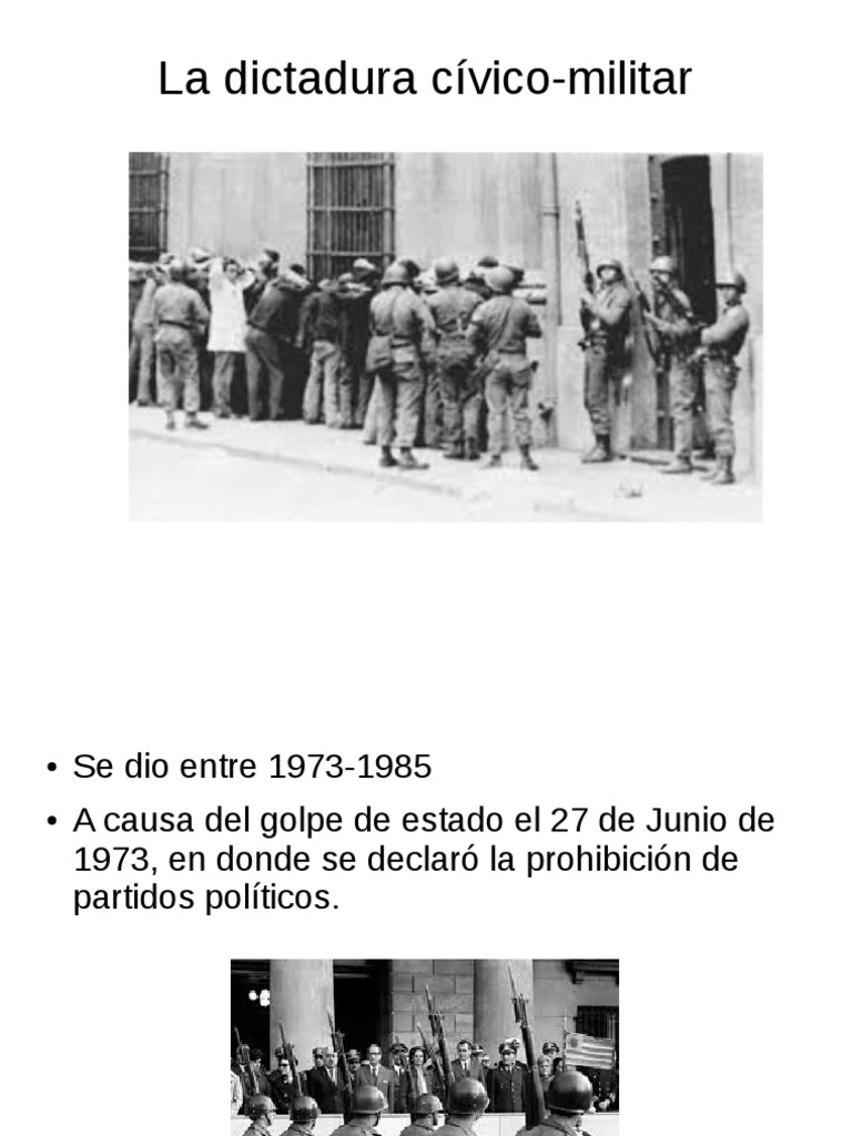 Dictadura Diapositivas - Odp | PDF | Gobierno | Elecciones