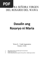 Tagalog Rosary Guide | PDF