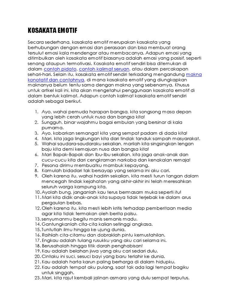 Bindo-Uk Teks Pidato | PDF