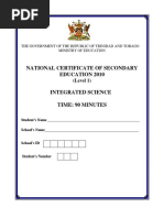 Csec Bio Syllabus | PDF