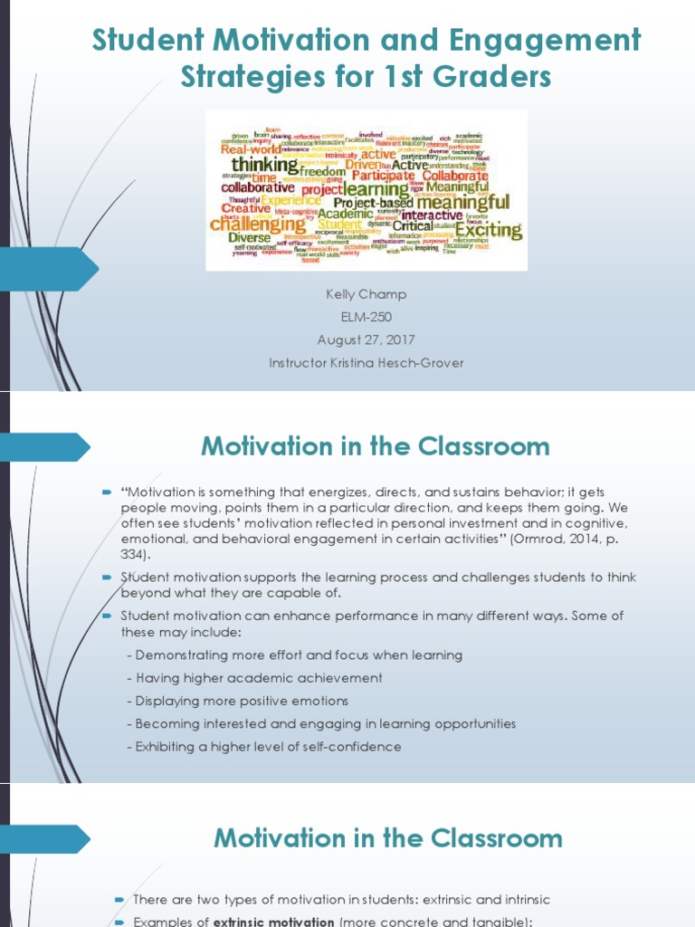 Student Engagement Strategies | PDF | Motivation | Motivational