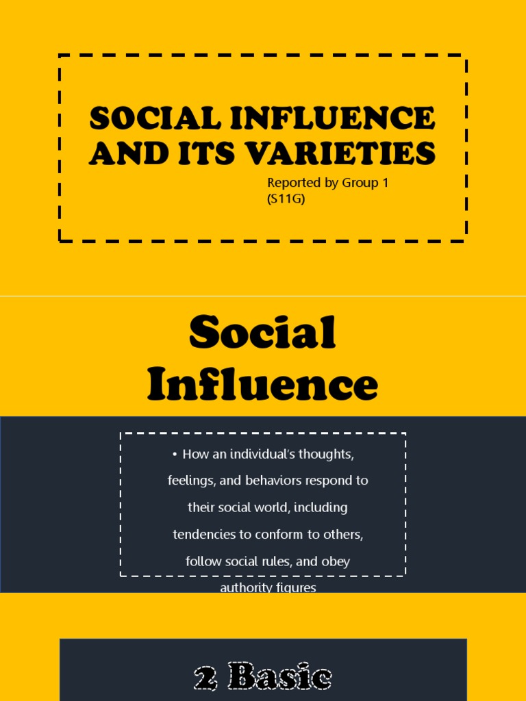 Social Influence and Its Varieties | PDF | Conformity | Social Status