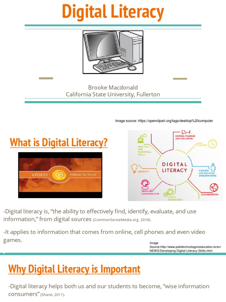 522 Final Digital Literacy | PDF | Mass Media | Educational Technology