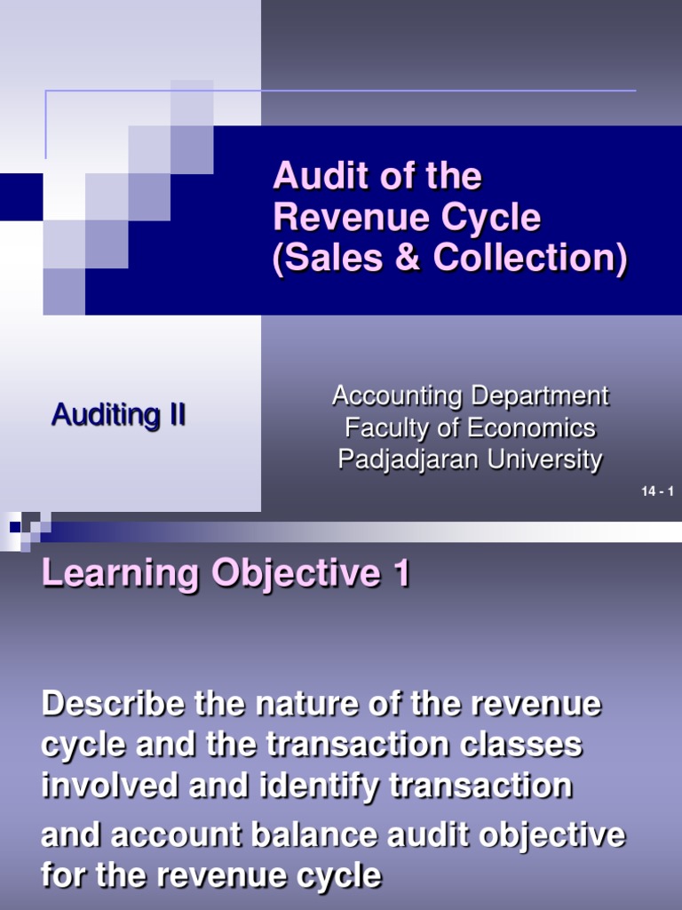 Chapter14 Audit Revenue Cycle INI PDF | PDF | Invoice | Receipt