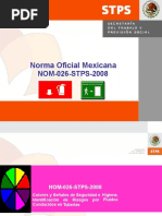 NORMA Oficial Mexicana NOM-026-STPS-2008, Colores y Señales de Seguridad e Higiene, e ...