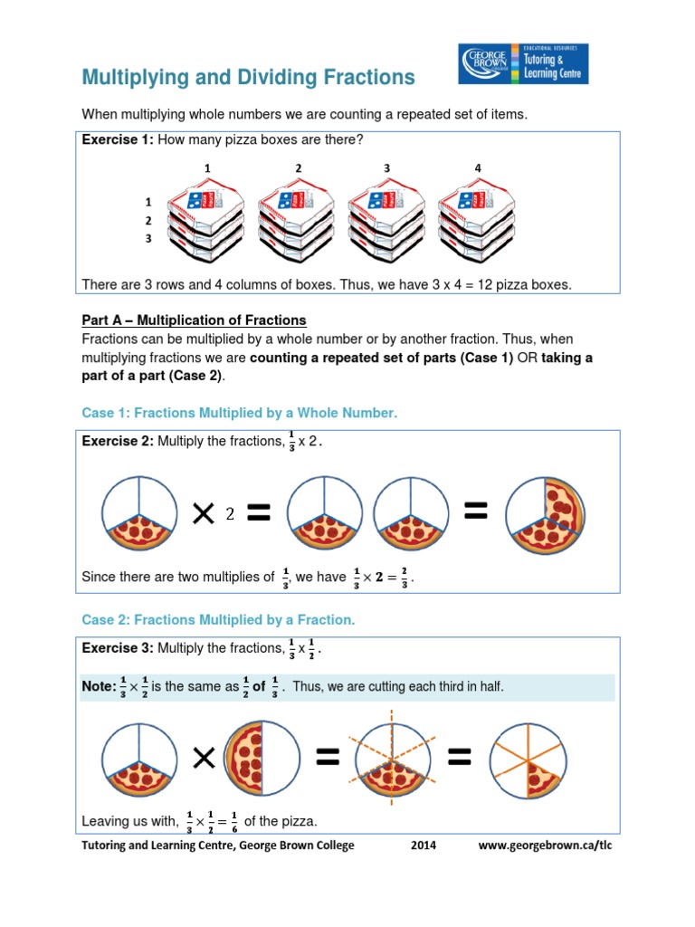 Multiplying and Dividing Fractions Guide | PDF | Fraction (Mathematics ...