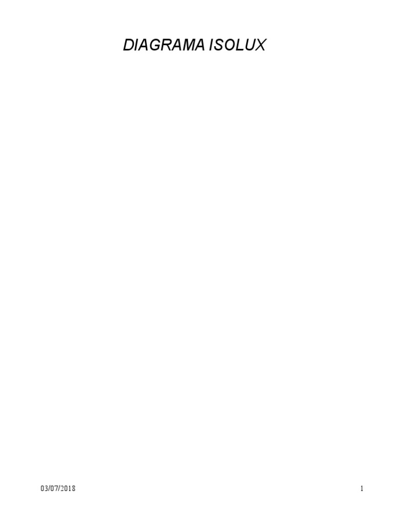 Diagrama Isolux | PDF | Luz de la calle | Encendiendo
