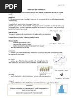 Lesson 7 Linear and Non Linear Text | PDF | Pie Chart | Infographics