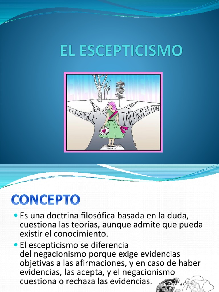 Eseptisismo | PDF | Teorías filosóficas | Movimientos filosóficos