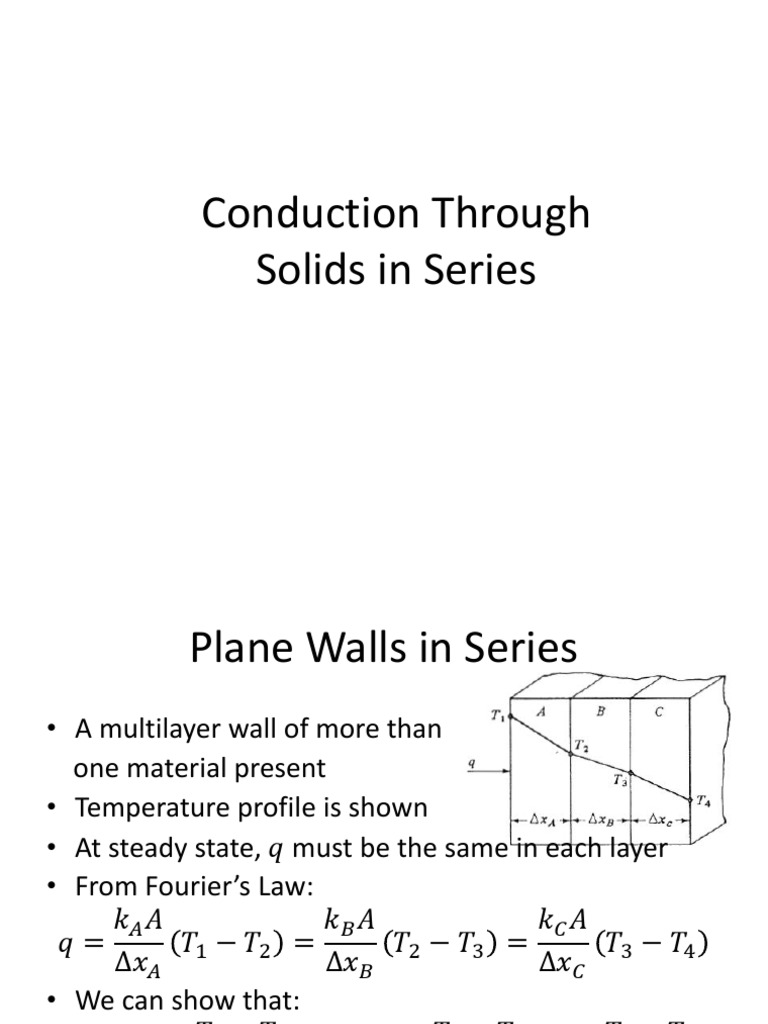 Heat Conduction in Multilayer Solids | PDF | Thermal Conduction ...