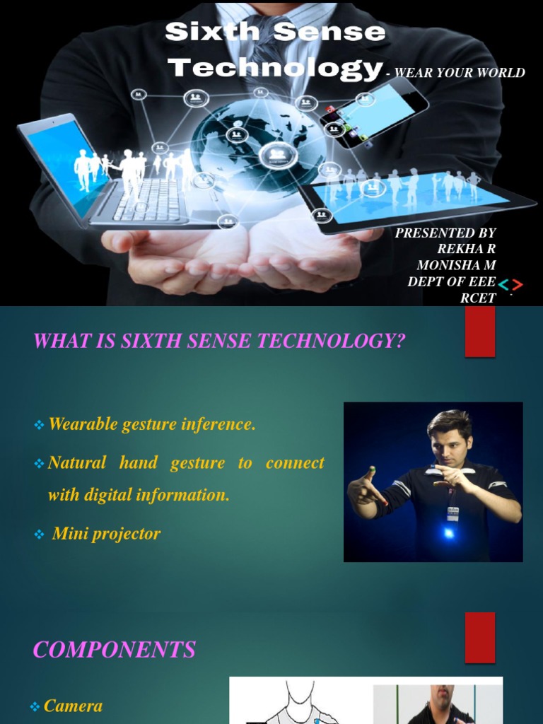 Sixth Sense Technology Overview | PDF | Computers