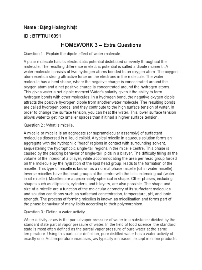 HOMEWORK 3 - Extra Questions: Name: Đặng Hoàng Nhật ID: BTFTIU16091 ...