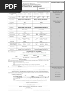 Philippine Marriage Certificate Form No. 97 | PDF