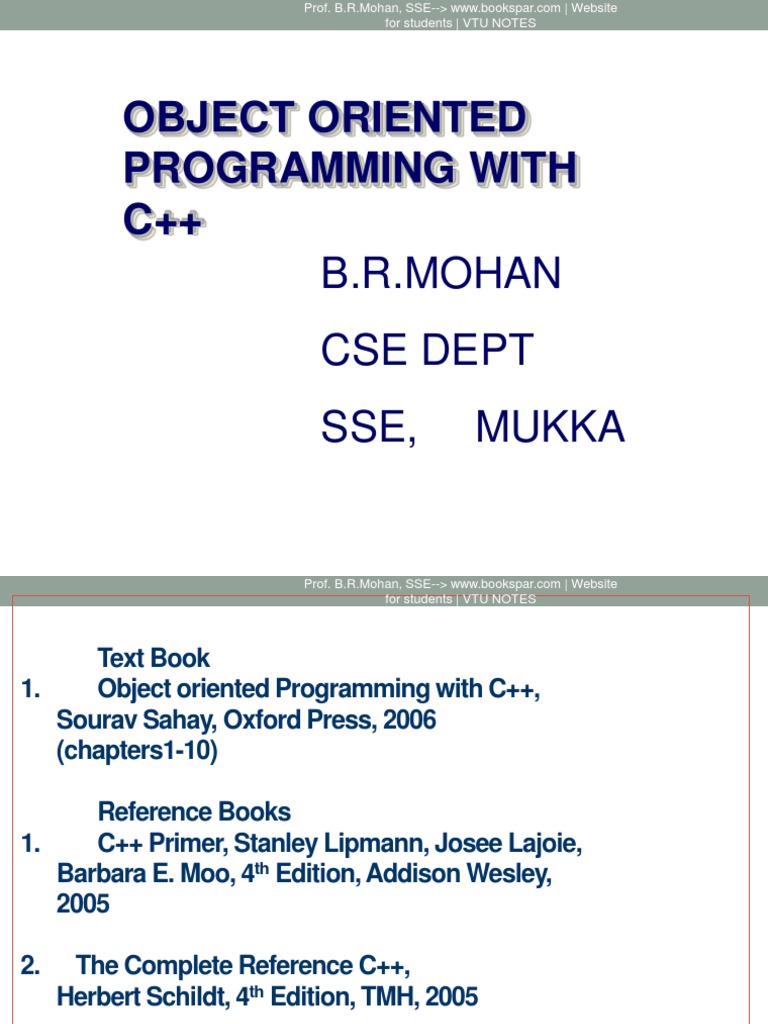 OOPS Introduction | PDF | C++ | Object Oriented Programming