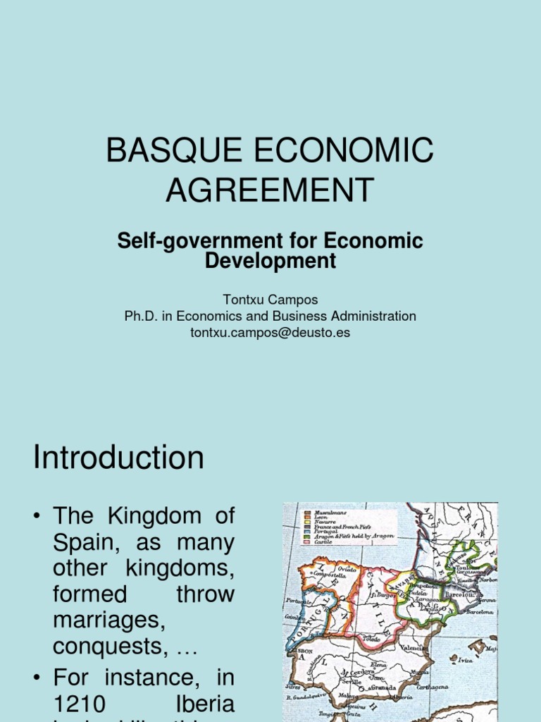 The History and Impact of the Basque Economic Agreement on Self ...