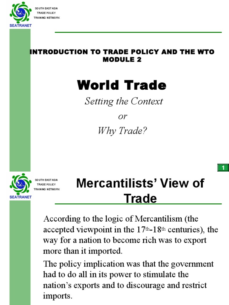 An Introduction to Trade Theory and the Growth of Asian Trade | PDF ...