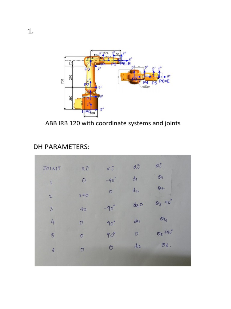 ABB IRB 120 DH Parameters Guide | PDF