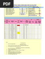 Cable Tray Size Calculation Sheet | PDF | Equipment | Building Engineering