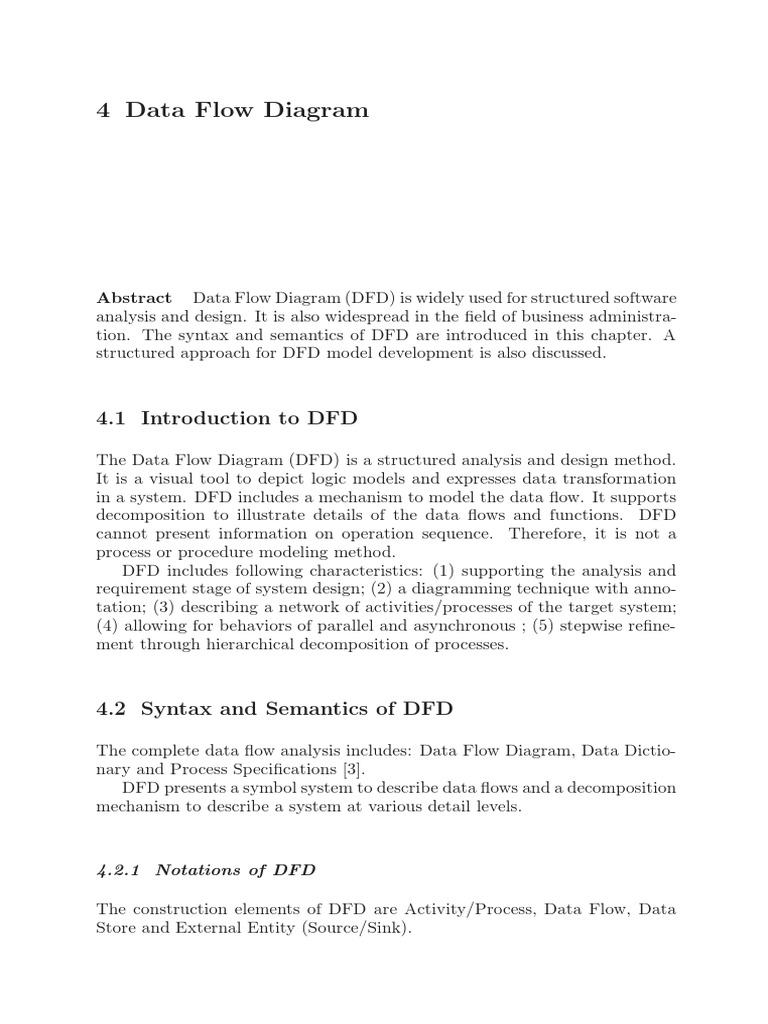 4 Data Flow Diagram: 4.1 Introduction To DFD | PDF | Areas Of Computer ...