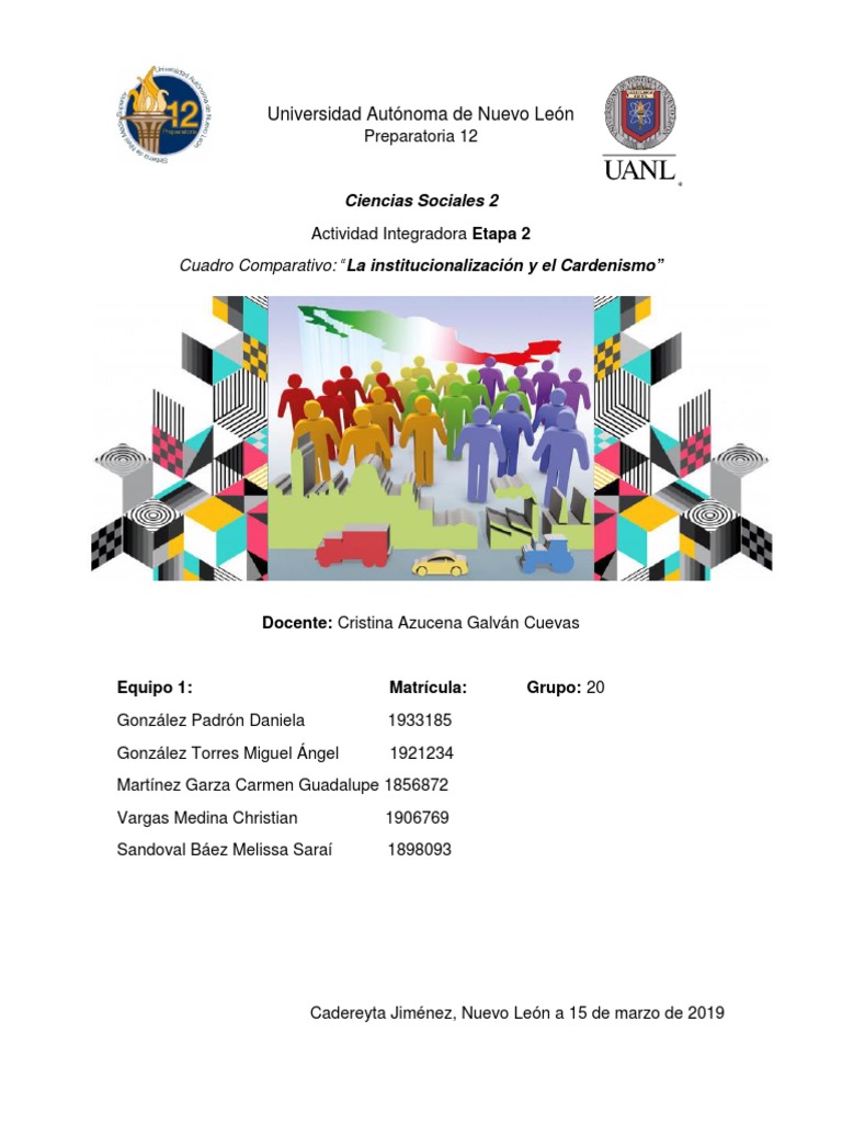 Actividad Integradora 2 Cuadro Comparativo CS2 PDF | PDF | México ...