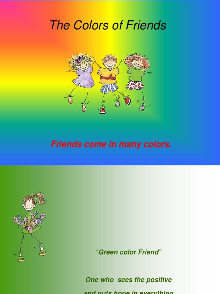 Color of Friends | PDF | Art | Self-Improvement