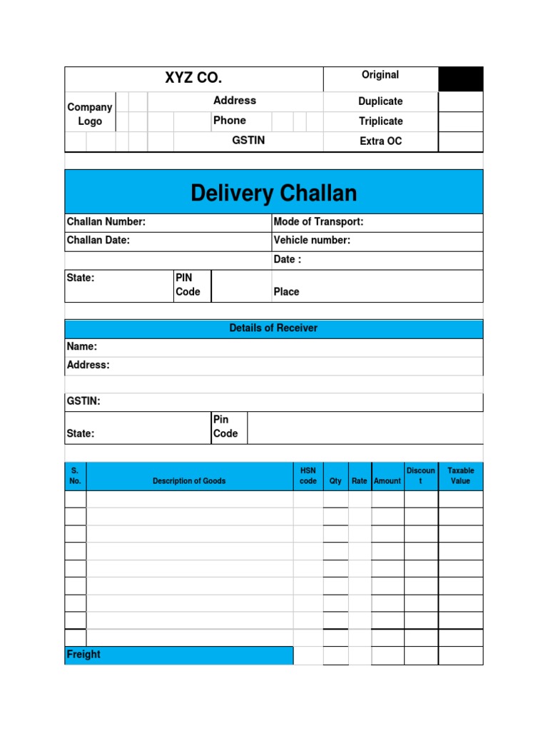 Delivery Challan All You Need To Know Google Docs | PDF