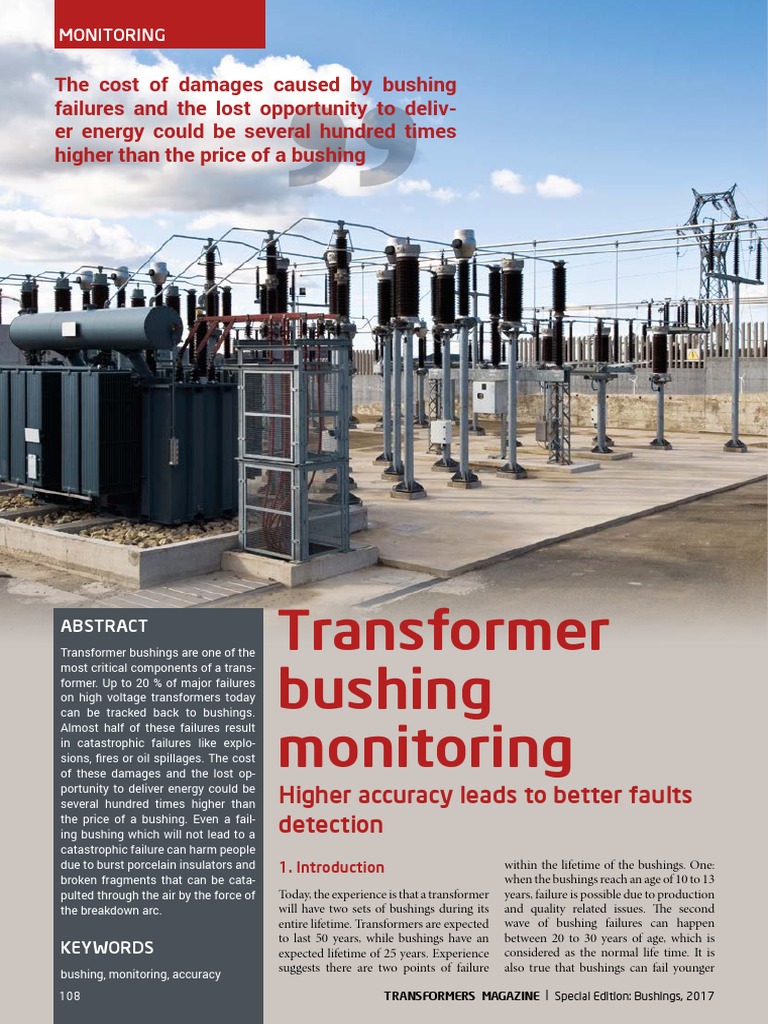 Transformer Bushing Monitoring | PDF | Capacitor | Transformer